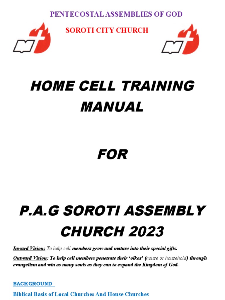 Home Cell Training Notes | PDF | Worship | Jesus