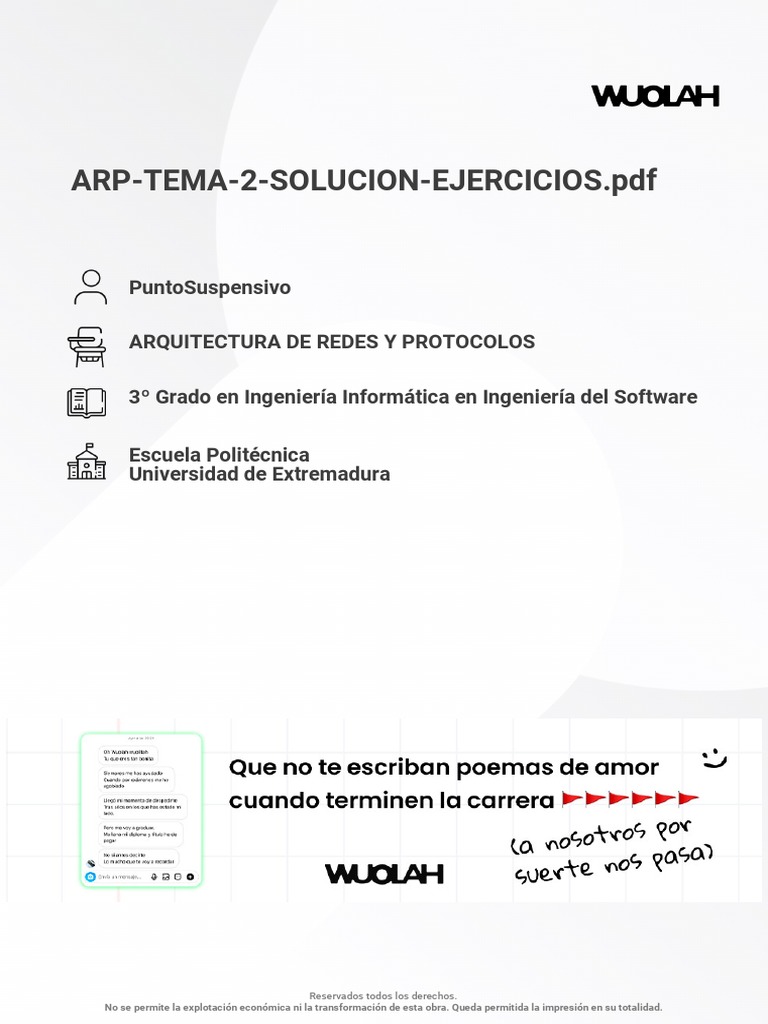 Wuolah Free ARP TEMA 2 SOLUCION EJERCICIOS | PDF | Informática