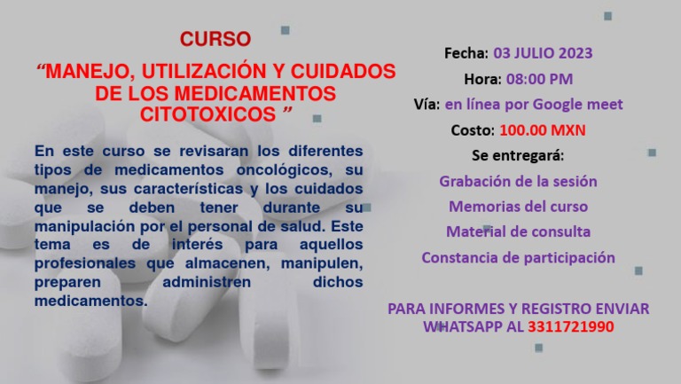 Medicamentos Citotoxicos | PDF