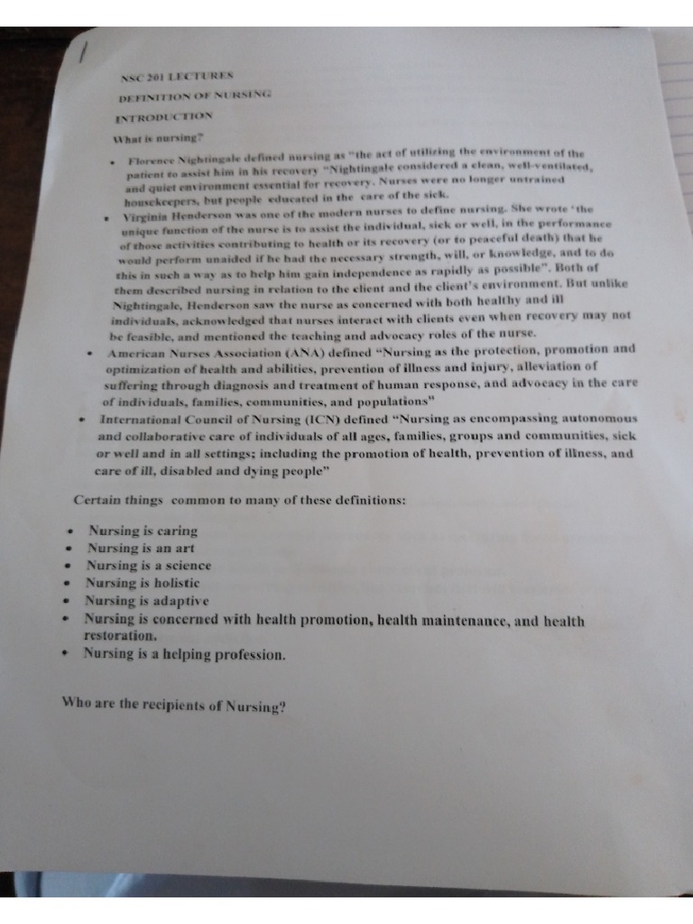 NSC 201 Handout | PDF NSC 201 Handout | PDF