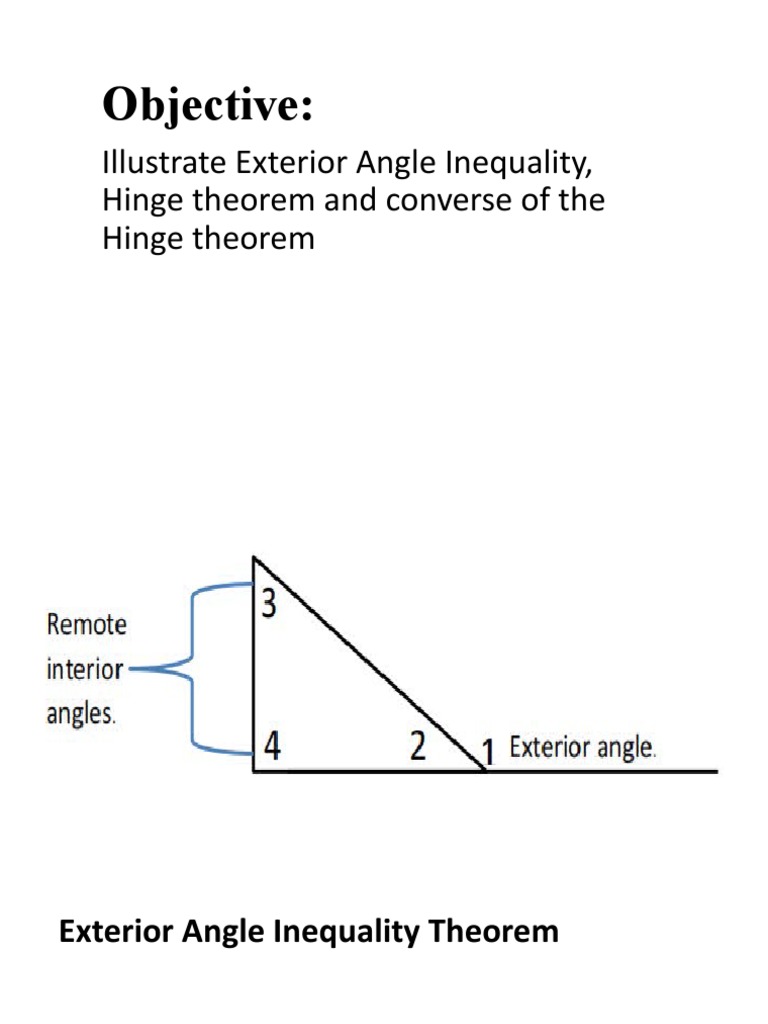Triangle Inequality Theorems Explained | PDF | Science & Mathematics