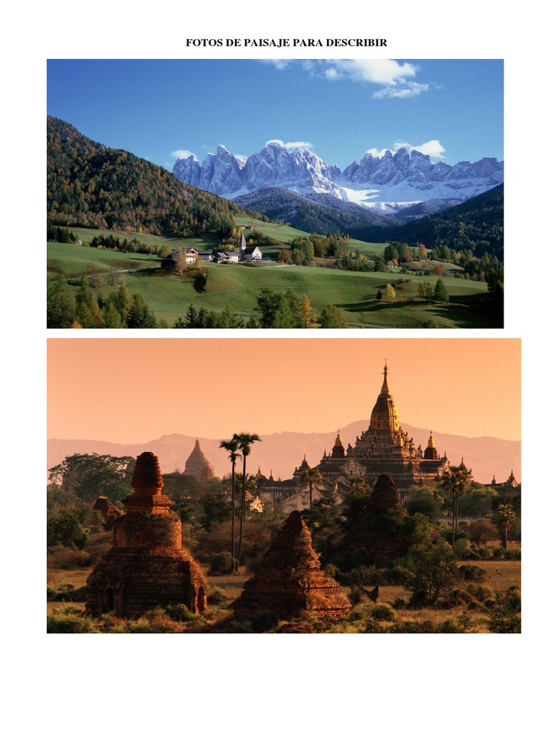 Fotos de Paisaje Para Describir (4) | PDF