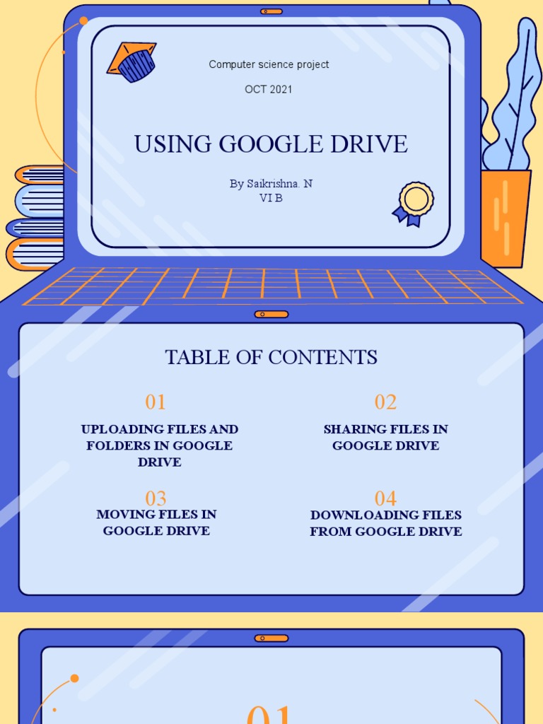 Computer Using Google Drive Project | PDF | Computer File | Utility Software