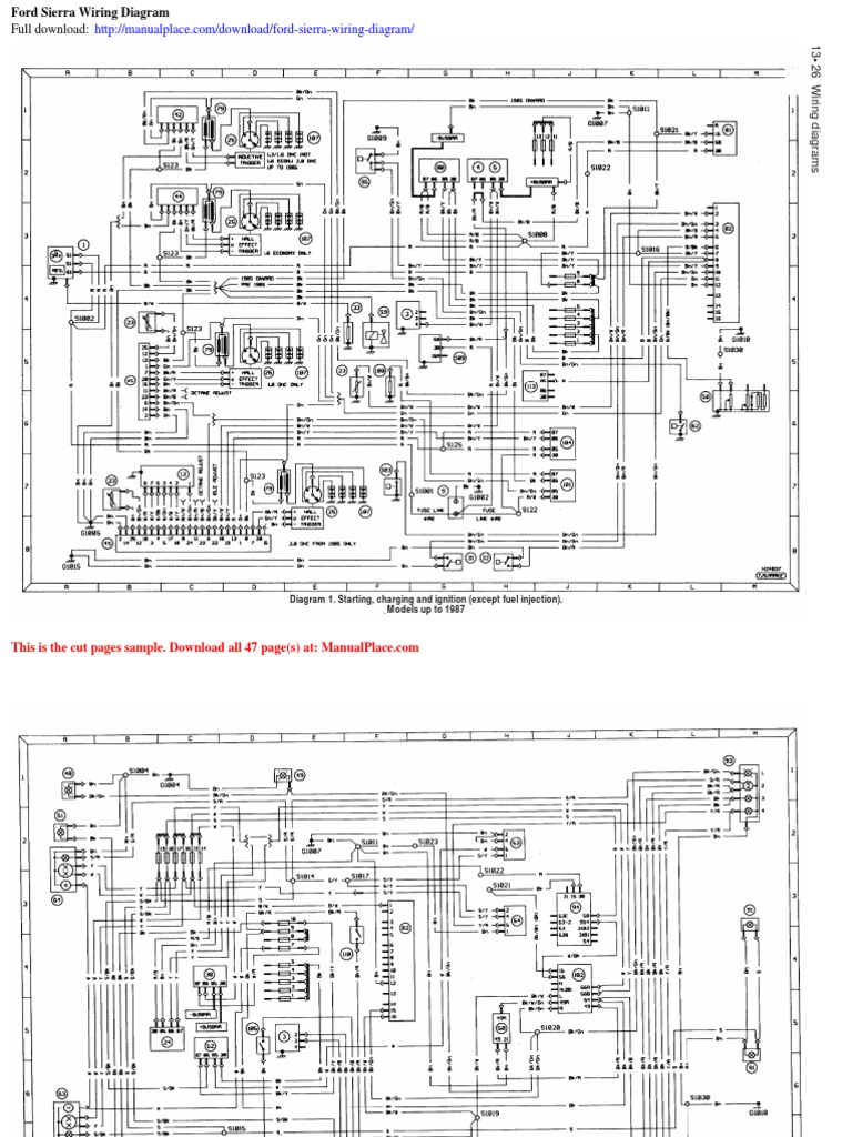 Ford Sierra Ignition Wiring Diagram