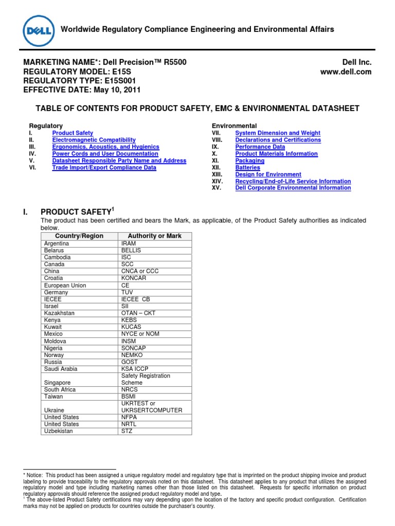 Data Sheet - R5500 | PDF