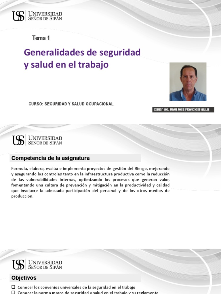 Sesion 1v. Generalidades de Seguridad y Salud Ocupacional | Descargar gratis PDF | Seguridad y ...