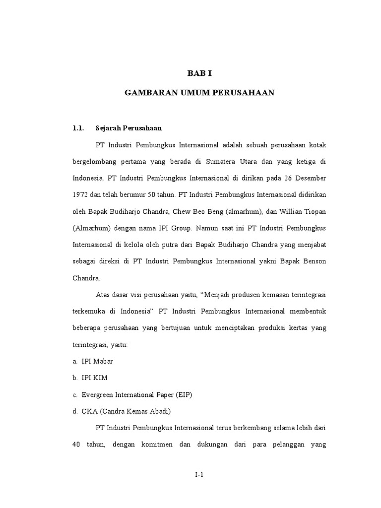 Bab 1 Fix Last | PDF | Bisnis