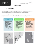 FW02 Week7 Lecture 2020-2021 Resistance | PDF | Strength Training | Hobbies