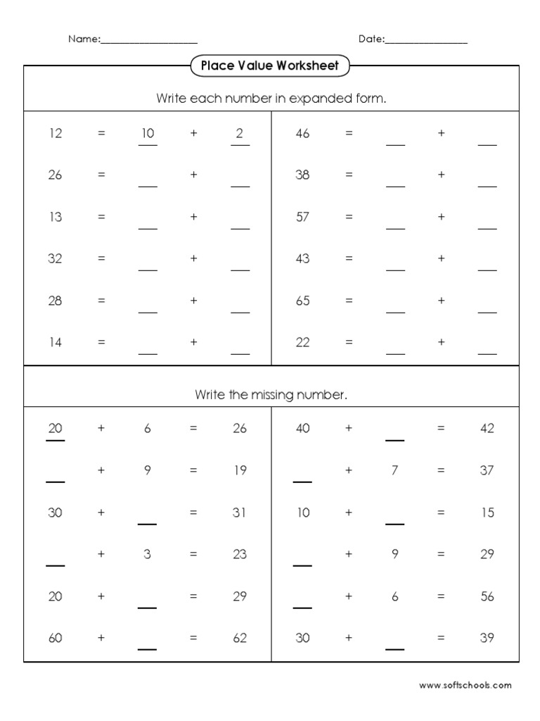 Expanded Form Worksheet 2 NBT A 3 1 | PDF
