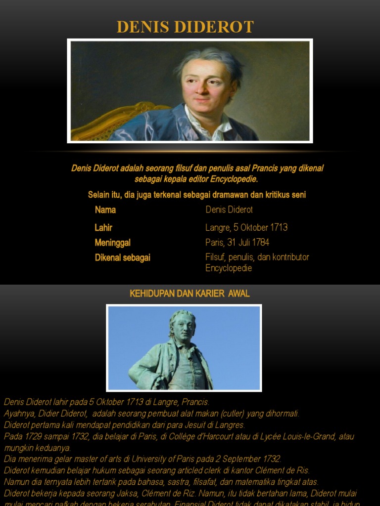 Denis Diderot | PDF | Fiksi Umum