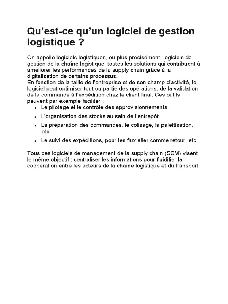 Logis | PDF