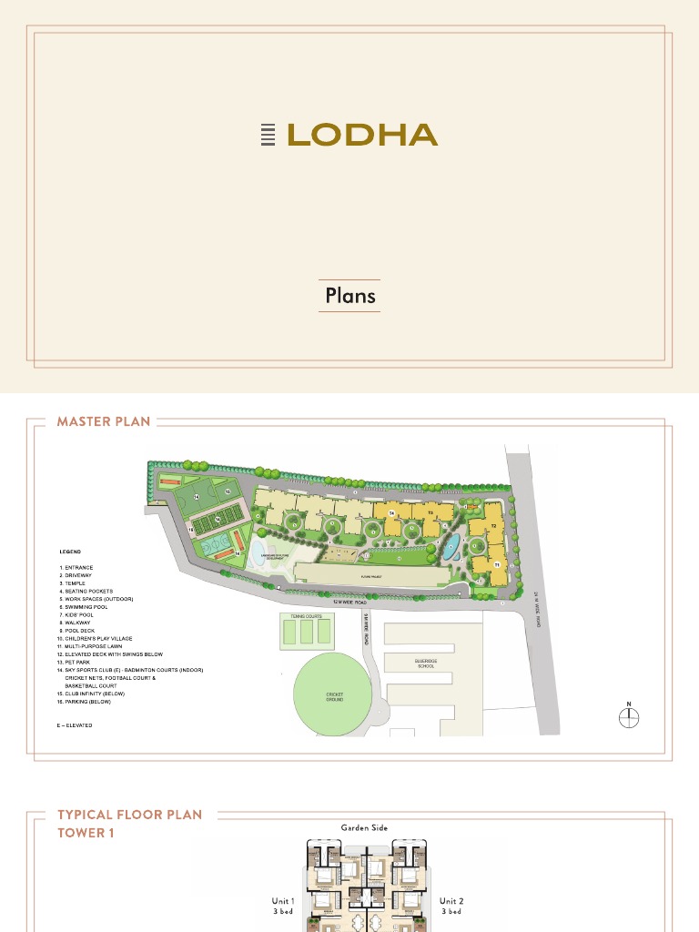 Lodha Panache - Unit and Floor Plans | PDF