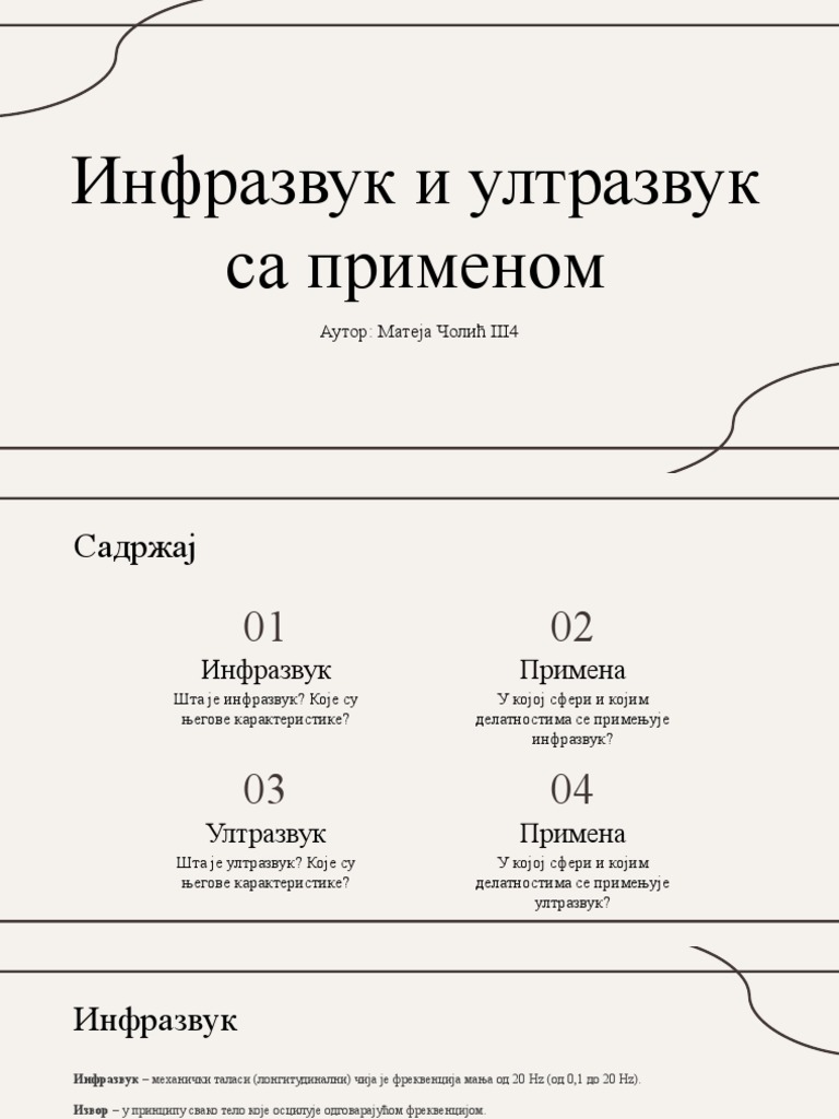 Colic Infrazvuk I Ultrazvuk | PDF