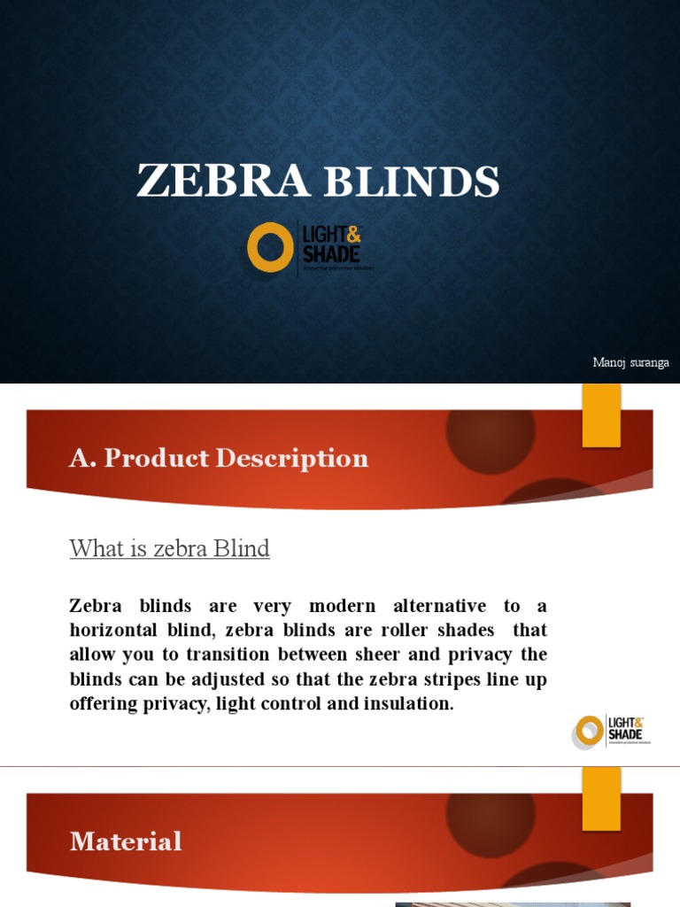 Zebra Blinds | PDF