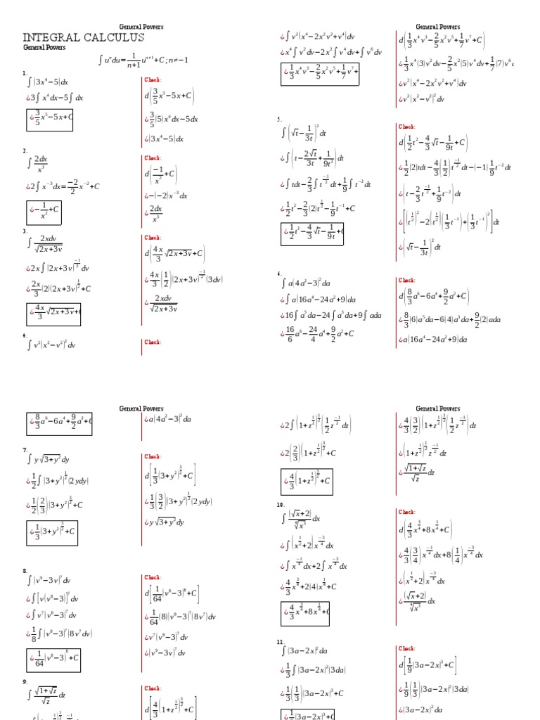 Integral Calculus | PDF