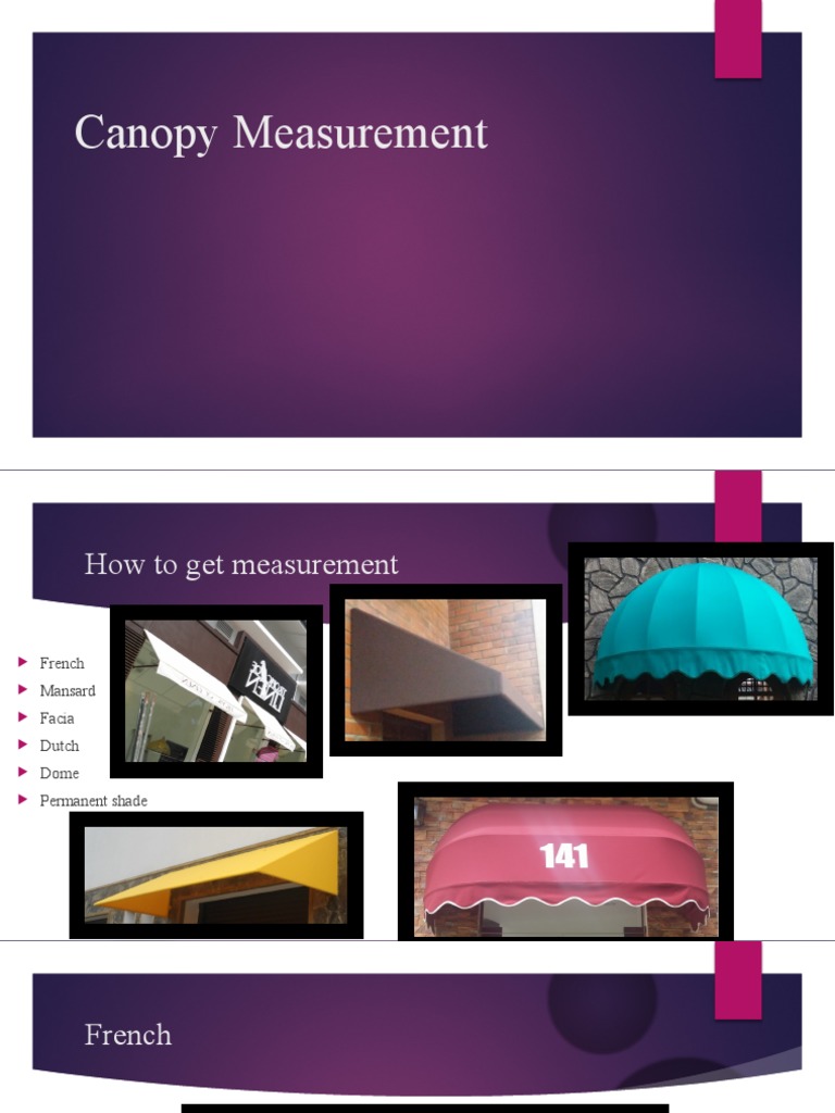 Canopy Measurement | PDF