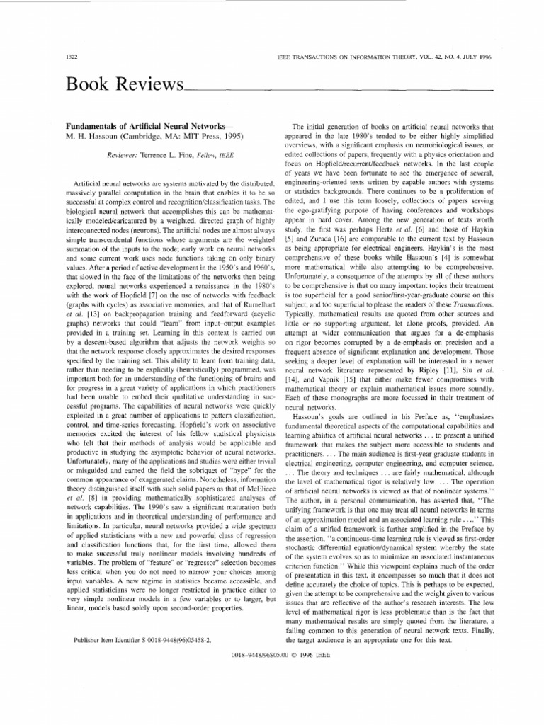 Fundamentals of Artificial Neural Networks-Book Re | PDF | Artificial ... Fundamentals of Artificial Neural Networks-Book Re | PDF | Artificial ...