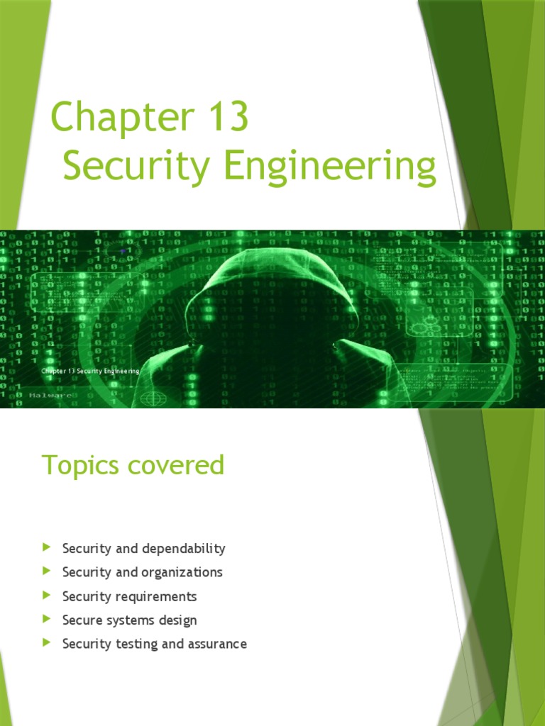 Ch13 Security Engineering | PDF | Information Security | Security