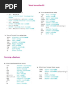 Word Formation B1 | PDF