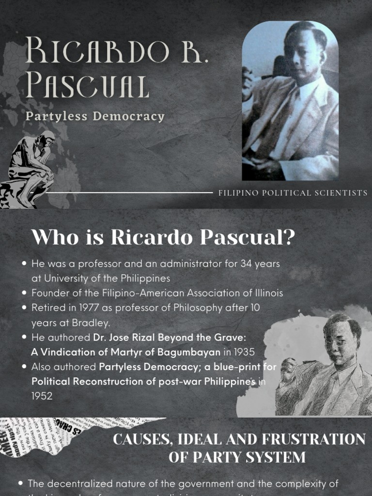 Ricardo Pascual | PDF | Political Science | Government