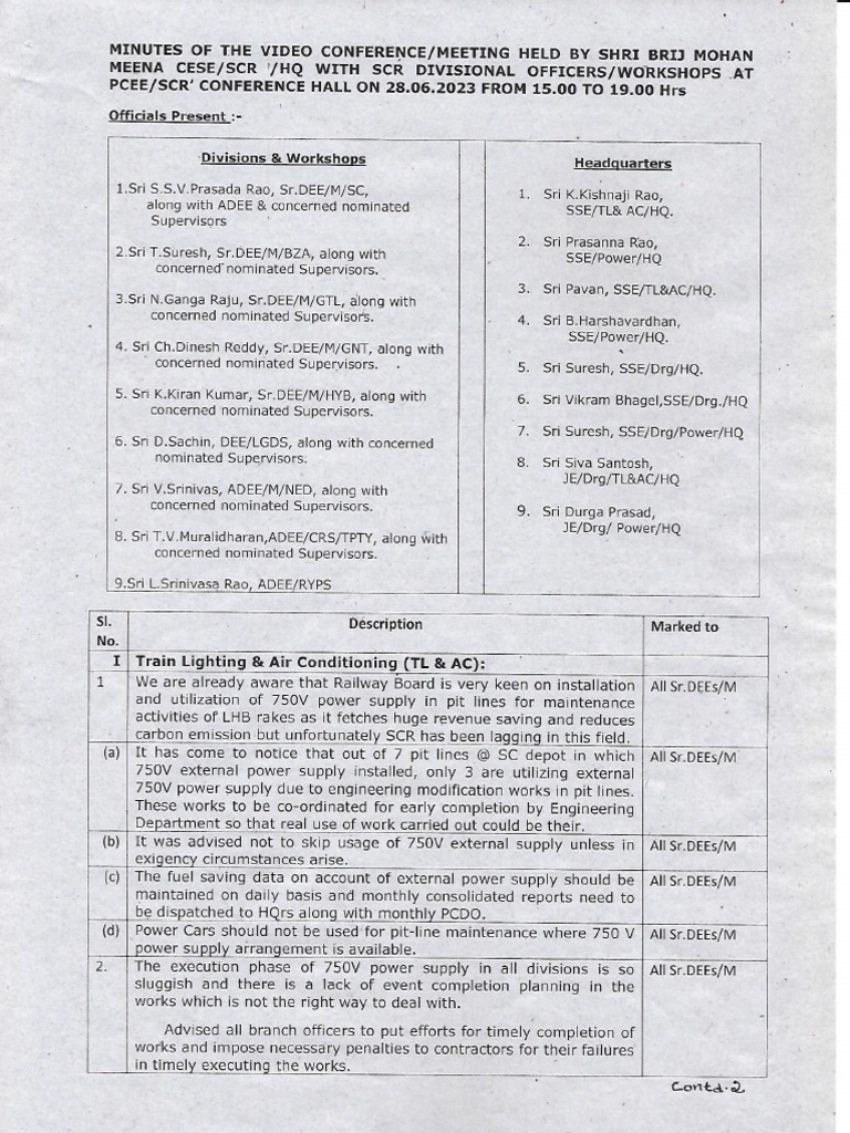 Cese Vc Mtg 28.06.23 | PDF