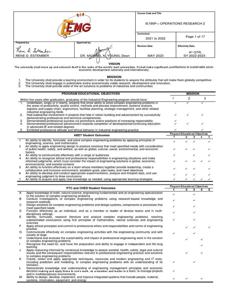 Advanced Operations Research | PDF | Engineering | Science
