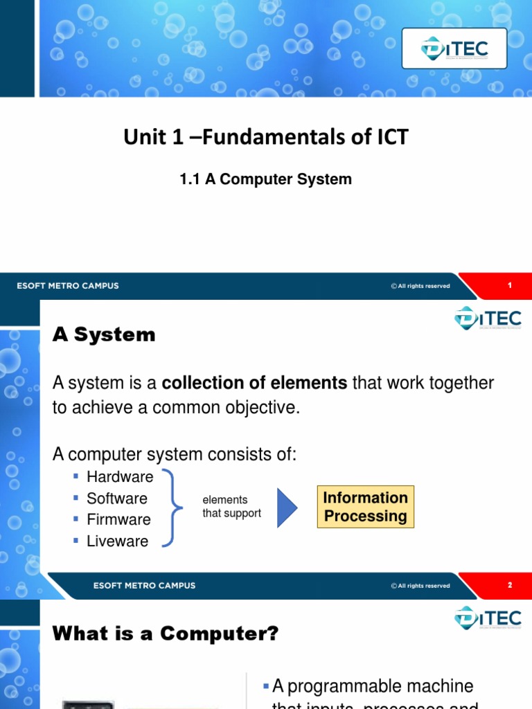 Intro to ICT for Beginners | PDF | Software | Computer Hardware