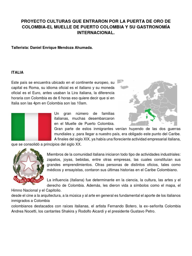 Taller2 Crearte Daniel | PDF | pesto | Colombia