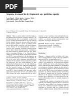 PedMIDAS - Migraine Questionnaire | PDF | Headache | Clinical Medicine