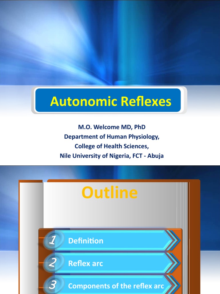 Autonomic Reflexes | PDF | Autonomic Nervous System | Heart Rate