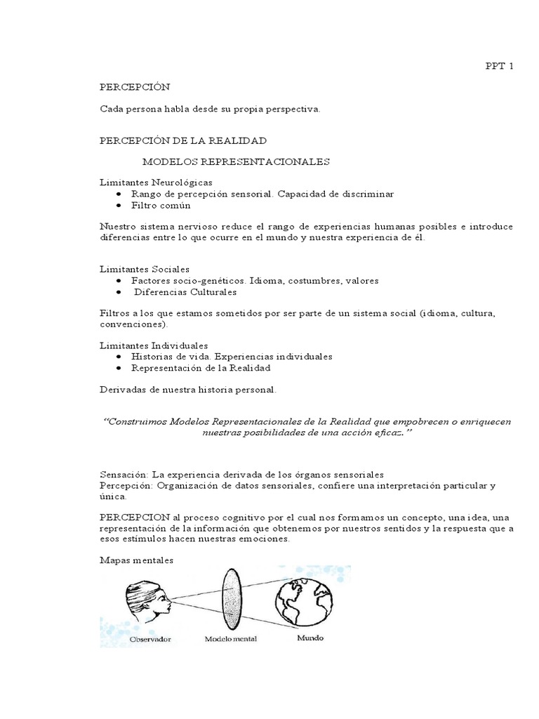 Mediación Clase 1 | Descargar gratis PDF | Percepción | Mente