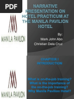 Narrative Report On Hotel Practicum at The Manila Pavilion Hotel | PDF ...