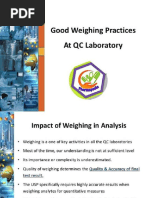 Revised USP Chapter 41: Balances | PDF | Weight | Standard Deviation