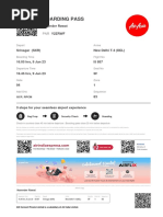 Online Boarding Pass Indigo | PDF | Aviation | Airlines