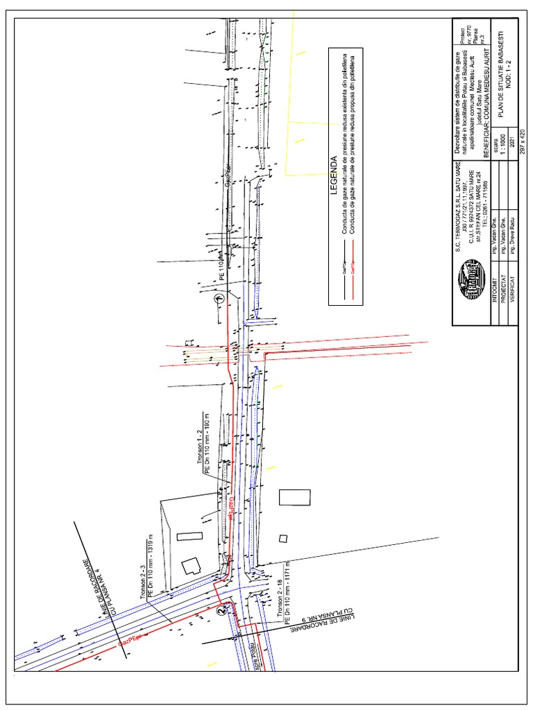 Plan de Situatie Babasesti Plansa 3 | PDF