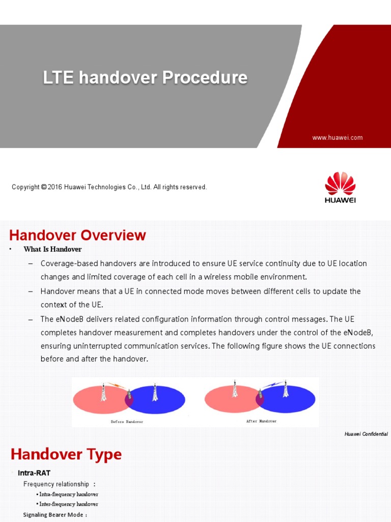 4-LTE Handover Procedure | PDF | Wireless | Information And ...
