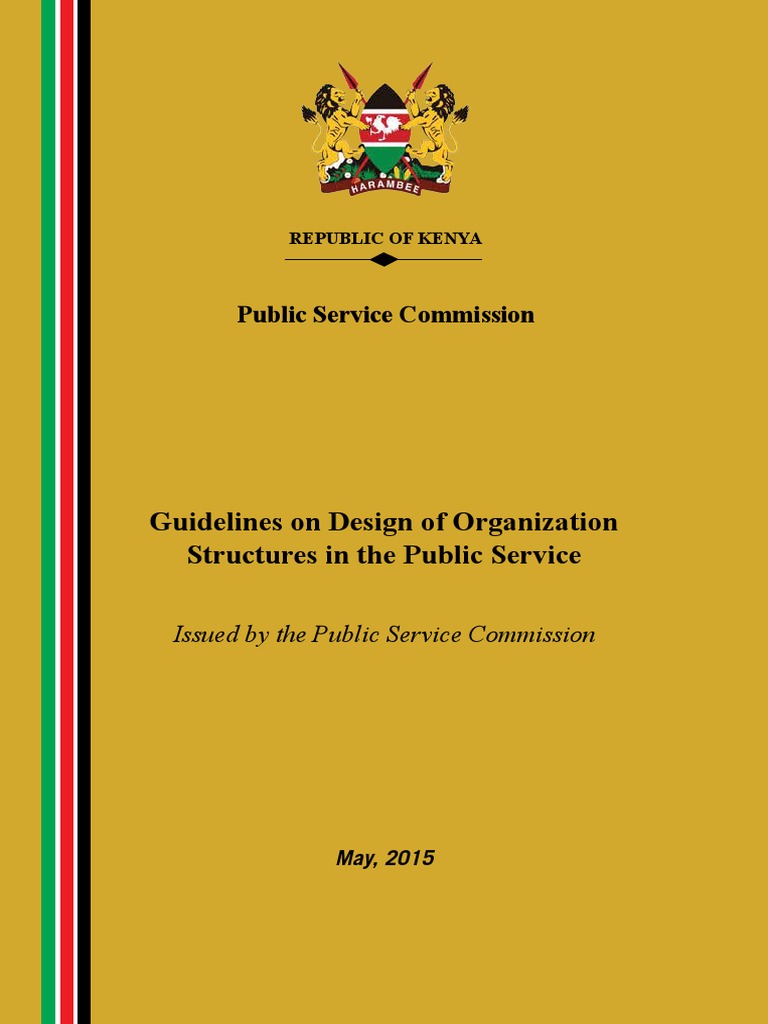 Public Service Structure Guide | PDF | Evaluation | Regulatory Compliance