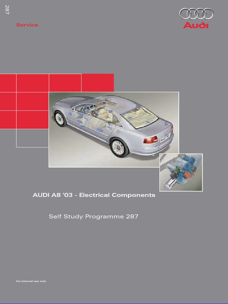 Audi SSP 287 Audi A8 03 Electrical Components | PDF | Electrical ...