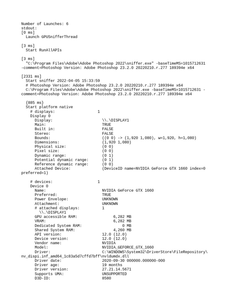 Sniffer Out1 | PDF | Graphics Processing Unit | Computing