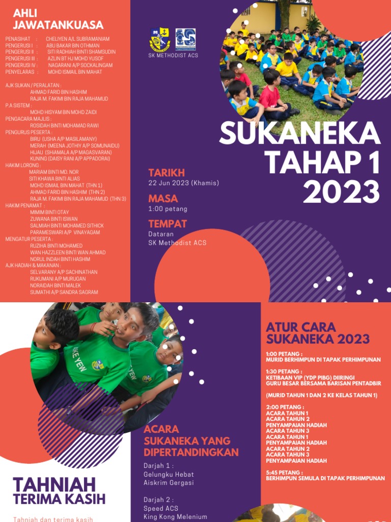 Buku Program Sukaneka Tahap 1 | PDF