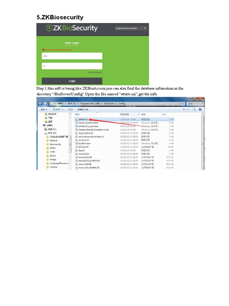 ZKBio Security How To Find Password 2023 | PDF