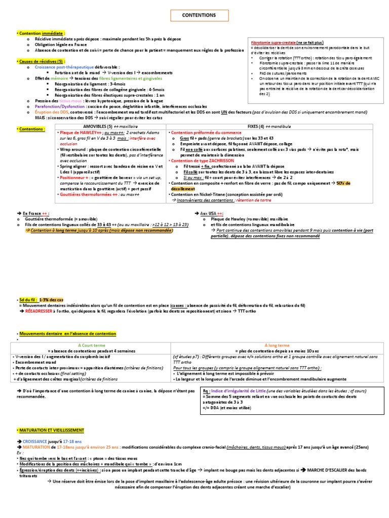 FICHE Contention | PDF