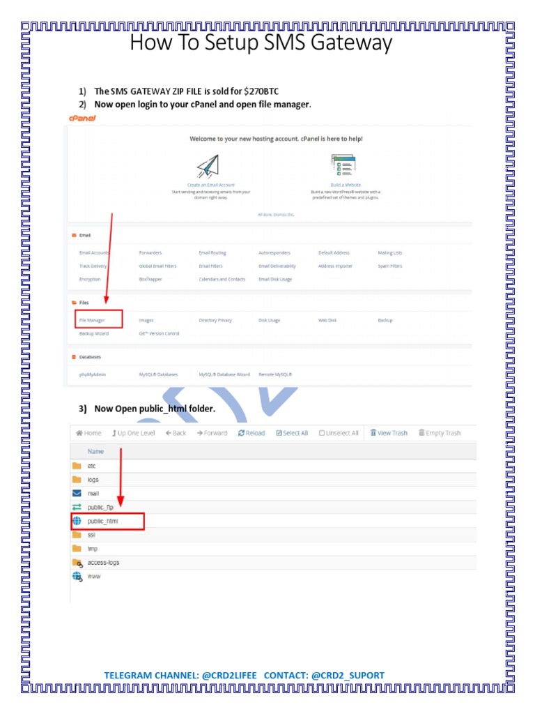 How To Setup Unlimited SMS Gateway | PDF | Information Technology Management | Computing