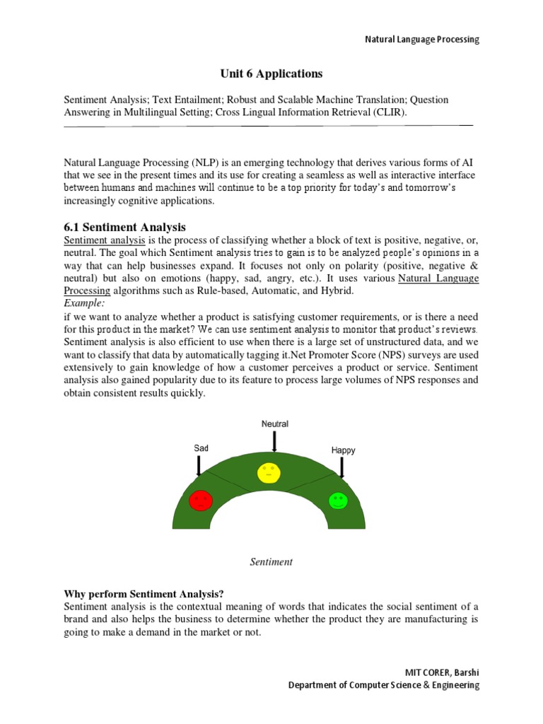 NLP Unit 6 | Download Free PDF | Information Retrieval | Linguistics