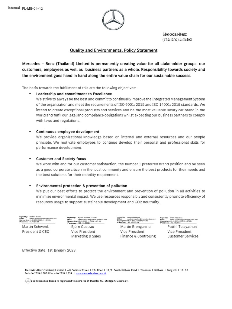 2023 IMS Policy Statement | PDF