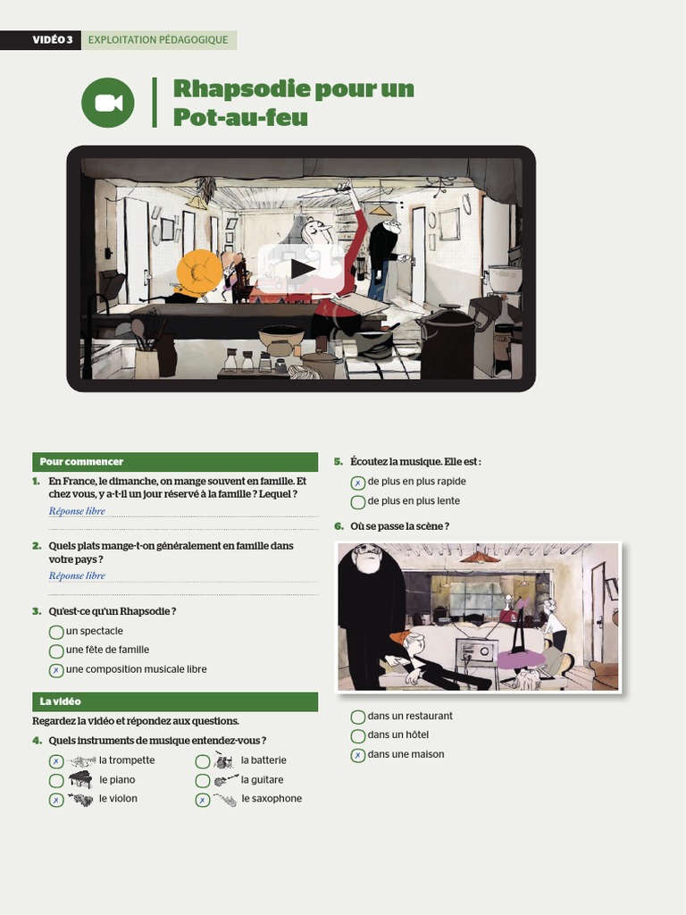 Unité 3 - Corrigé - Defi1 - Ibk - Video - U3 - Fe | PDF