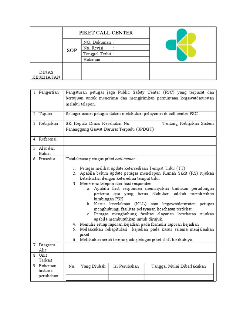 Piket Call Center | PDF