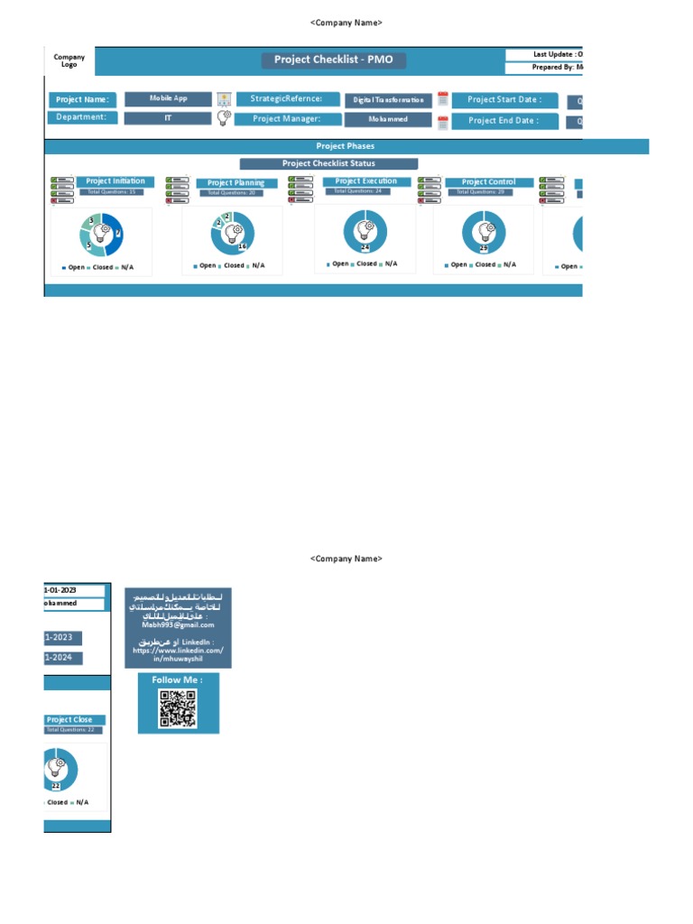 Project Checklist V1.0 | PDF | Computing | Business