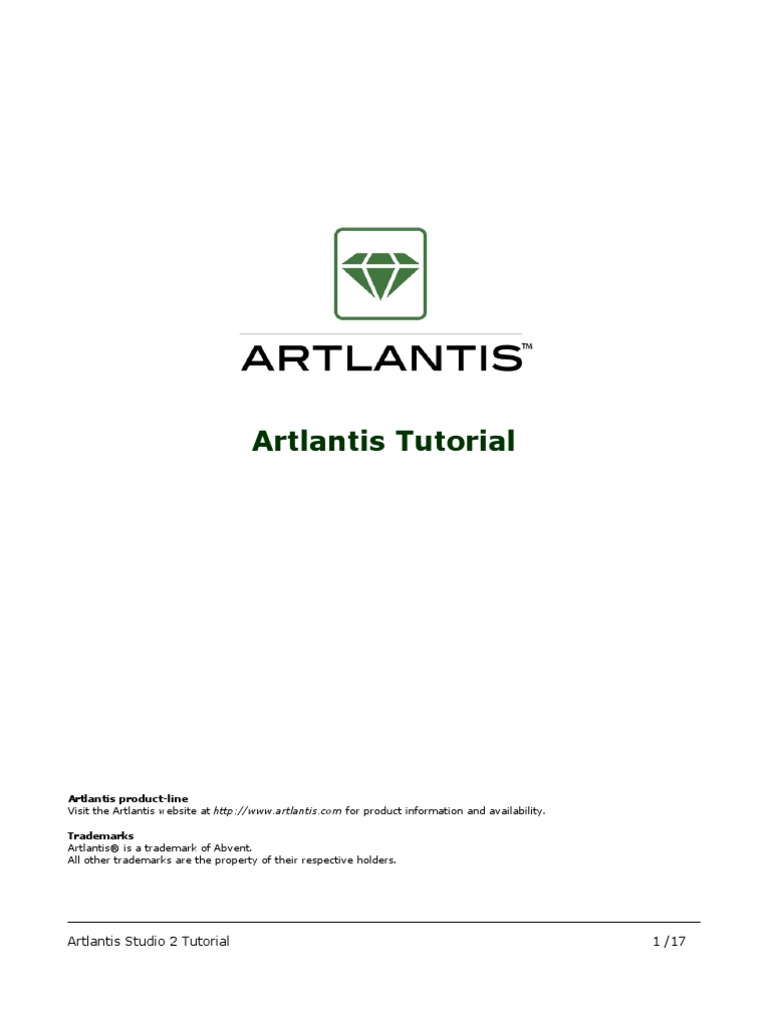 Artlantis Tutorial | PDF | Shader | Rendering (Computer Graphics)