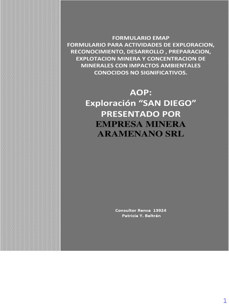 PDF Emap San Diego Ok | PDF | Minería | Roca (geología)